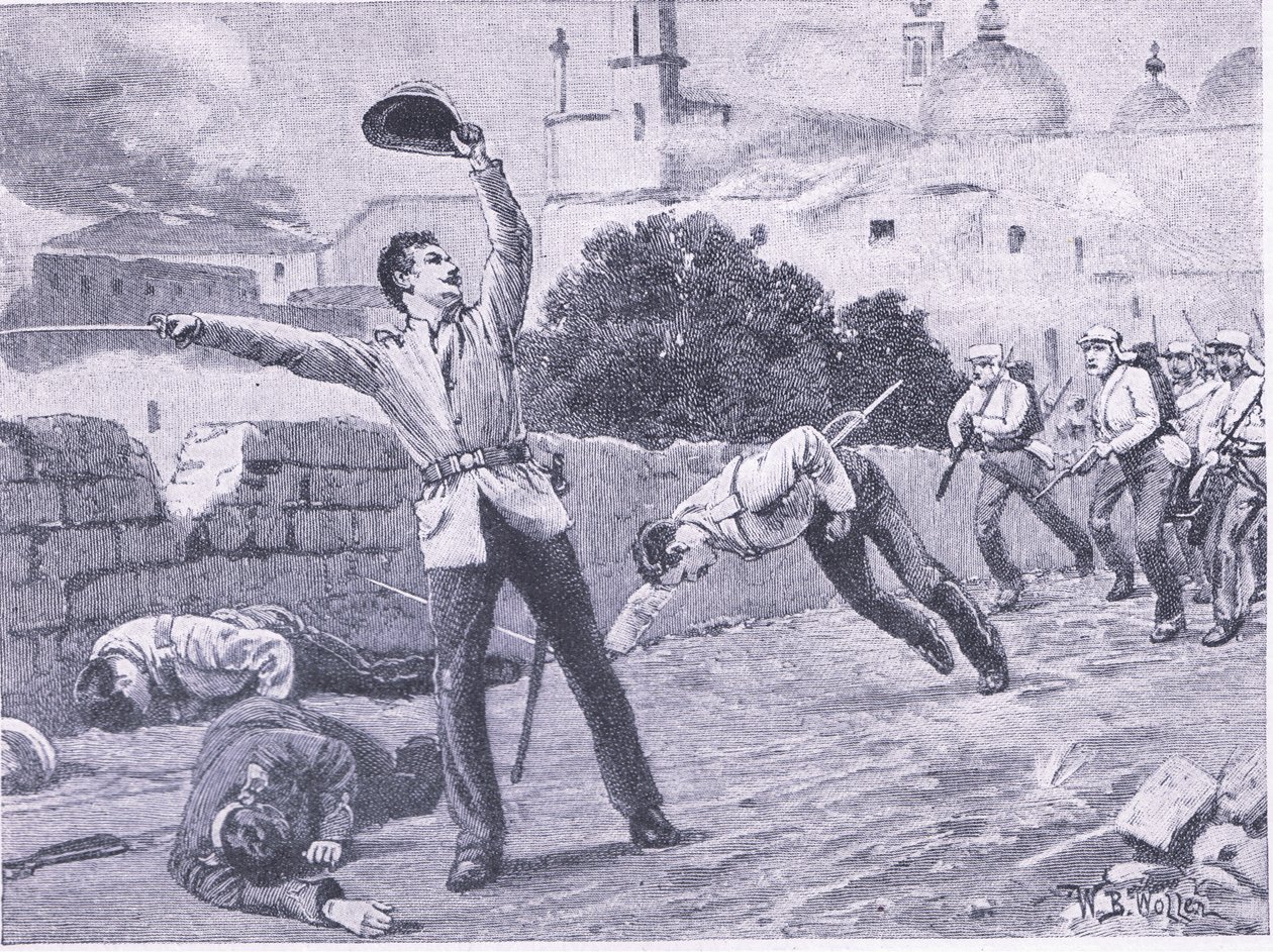 Carrying the Charbagu Bridge, Lucknow 25th September 1857