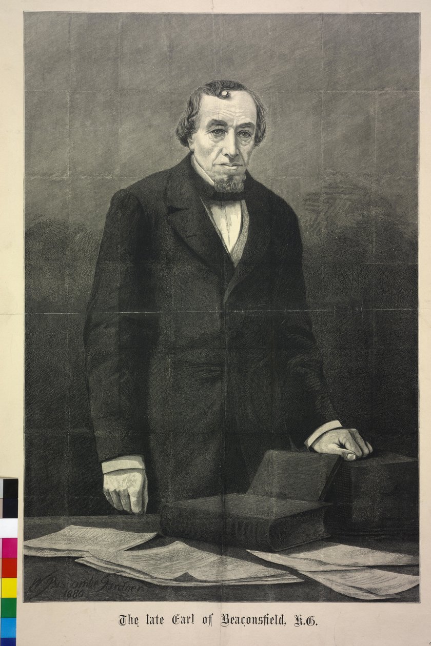Benjamin Disraeli by William Biscombe Gardner