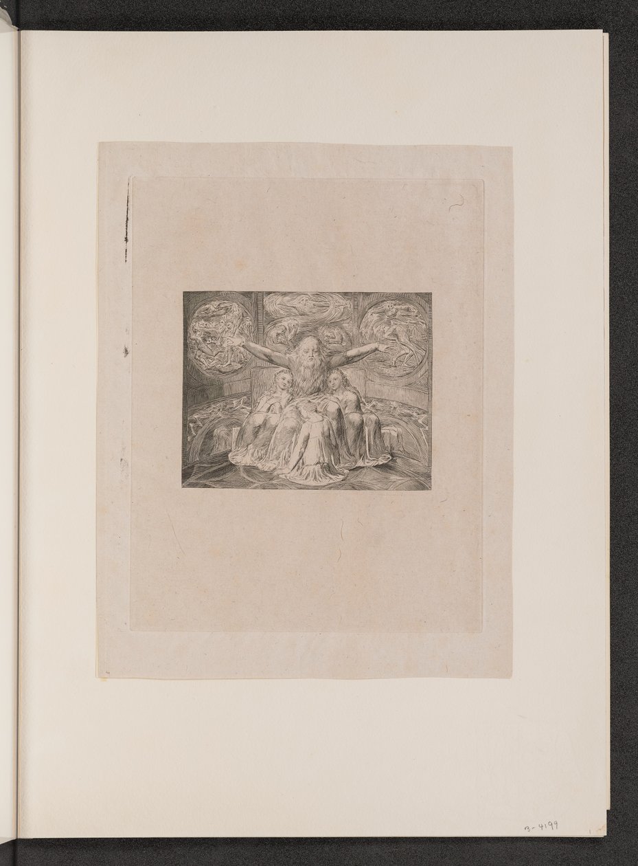 Job and His Daughters by William Blake: Buy fine art print