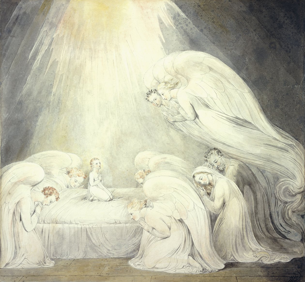 The Infant Jesus Saying His Prayers by William Blake