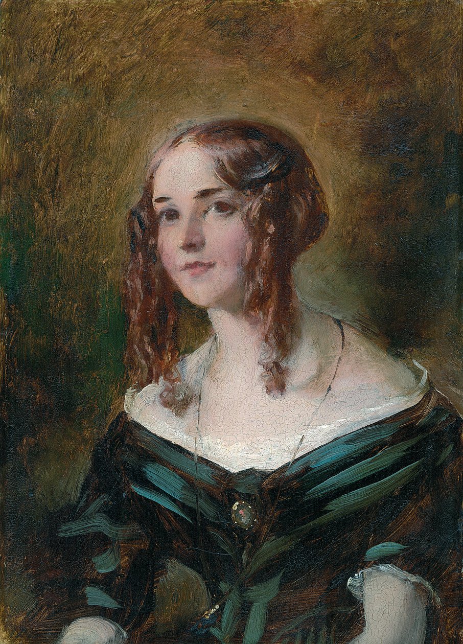 Girl in a Green Dress by William Etty: Buy fine art print