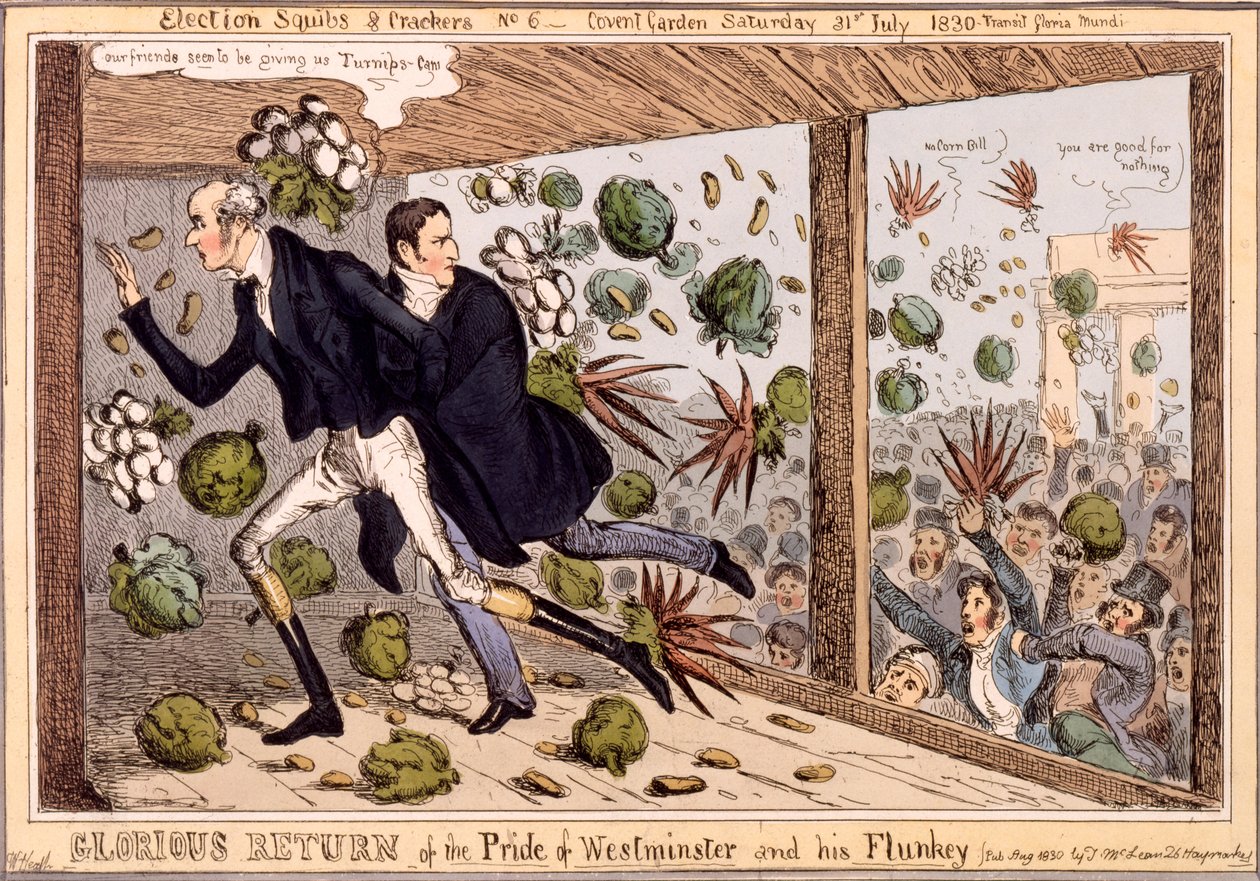 Glorious Return of the Pride of Westminster and His Flunkey, from the ...