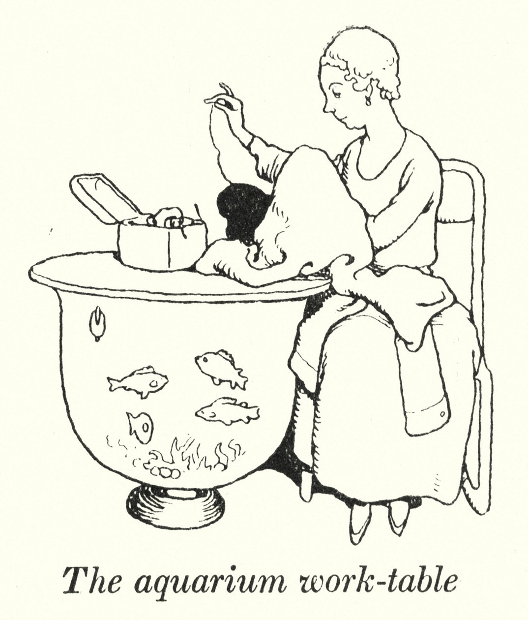 The Aquarium Work-Table by William Heath Robinson