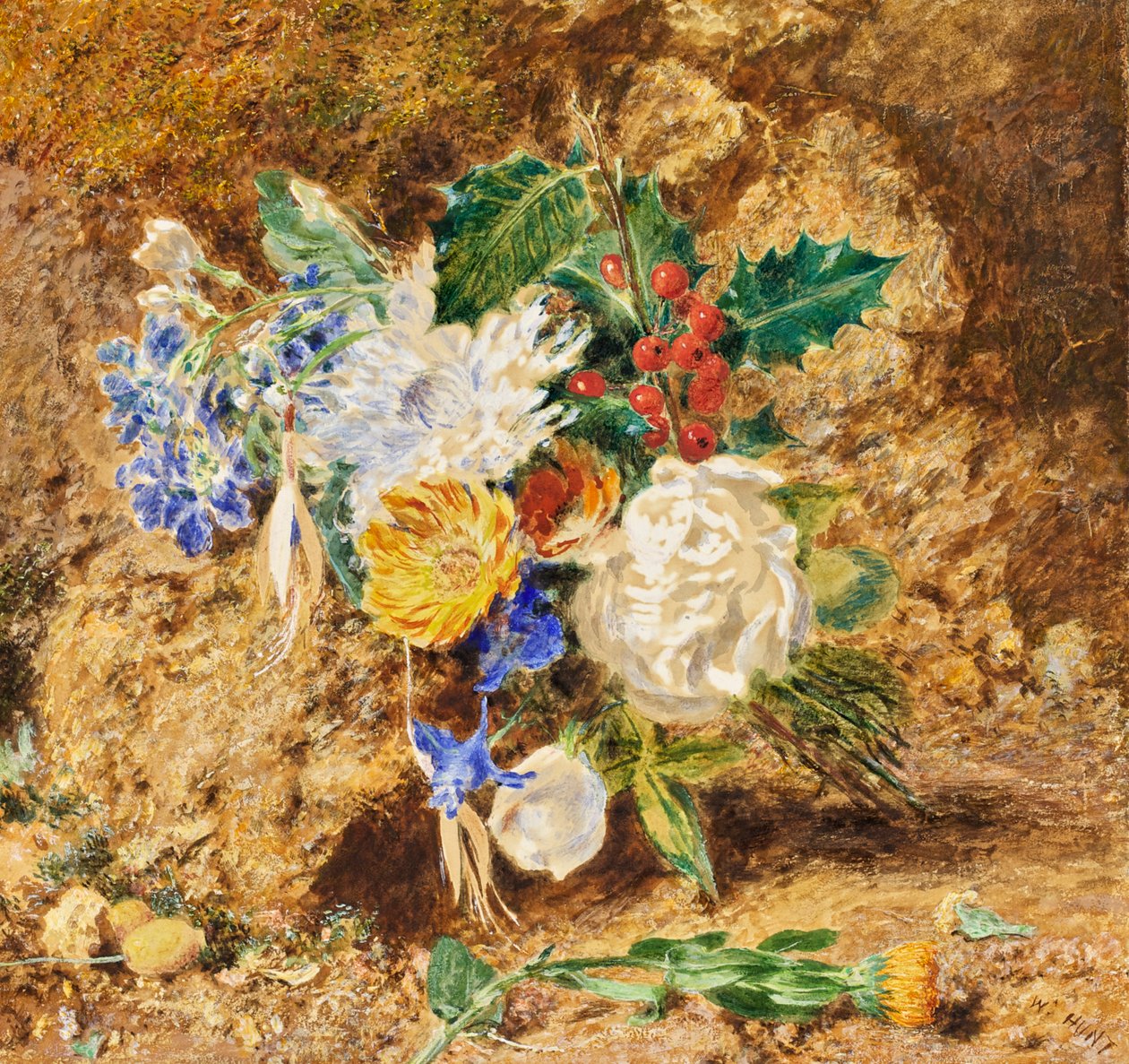 Winter Flowers by William Henry Hunt: Buy fine art print