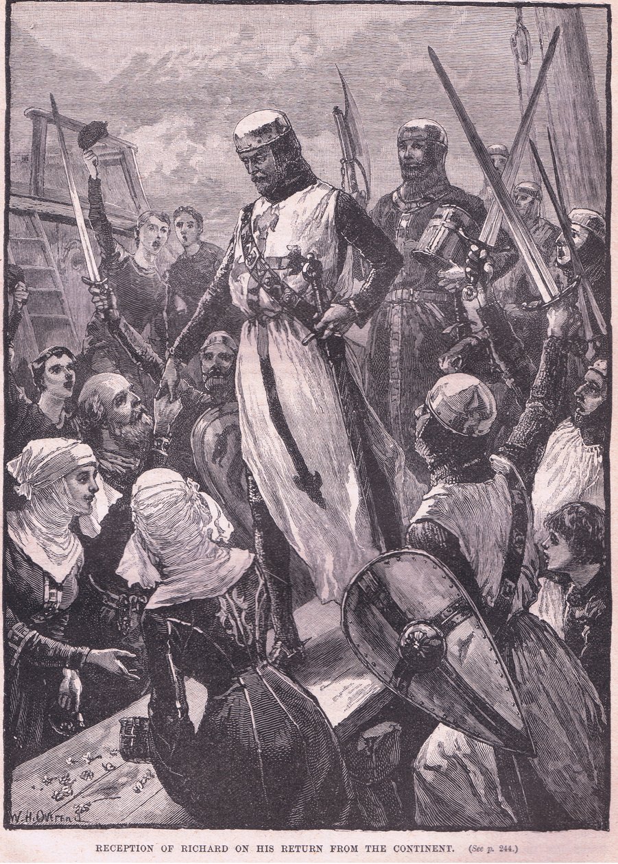 Reception of Richard on his return from the Continent AD 1194