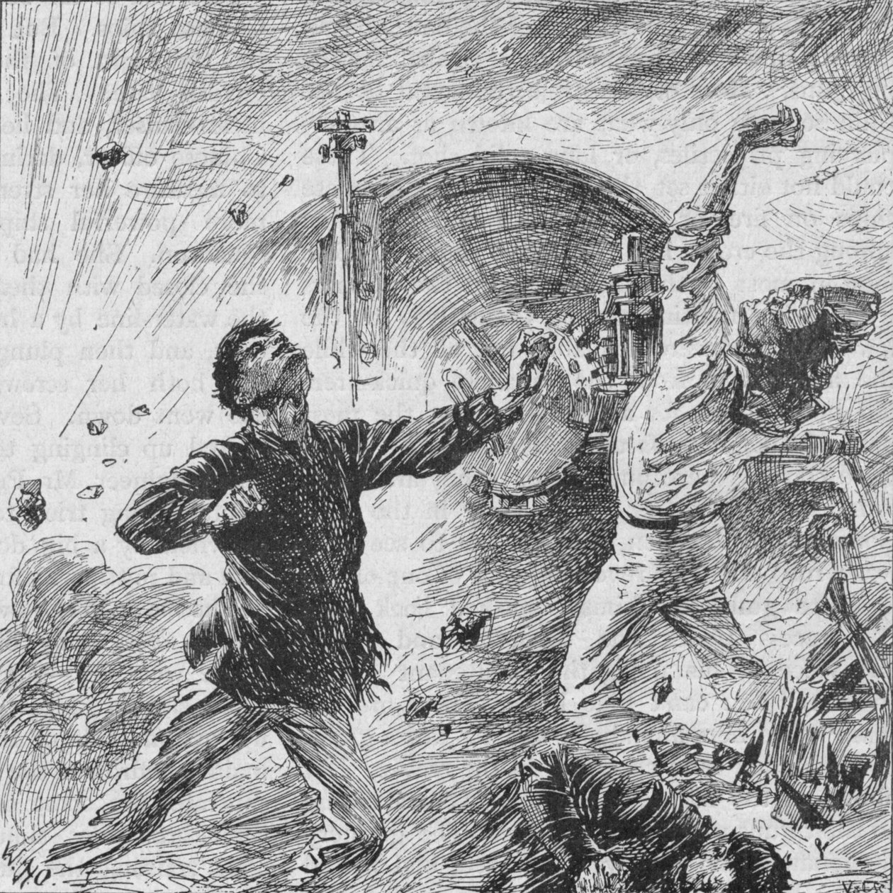 The Shell Burst Among Her Bow Guns
