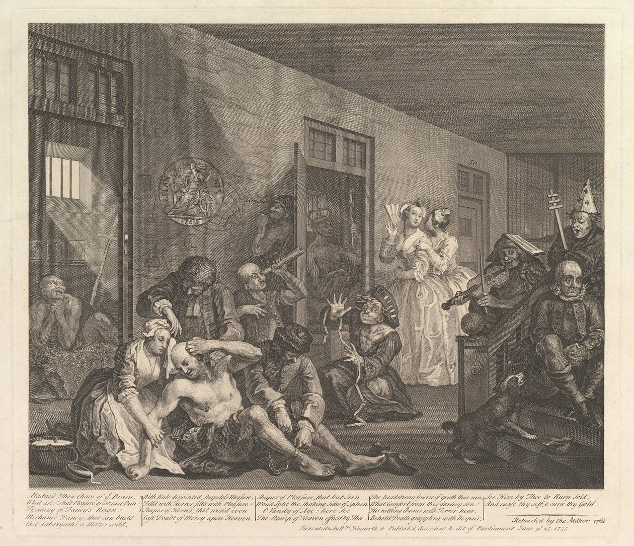 A Rake's Progress, Plate 8 by William Hogarth