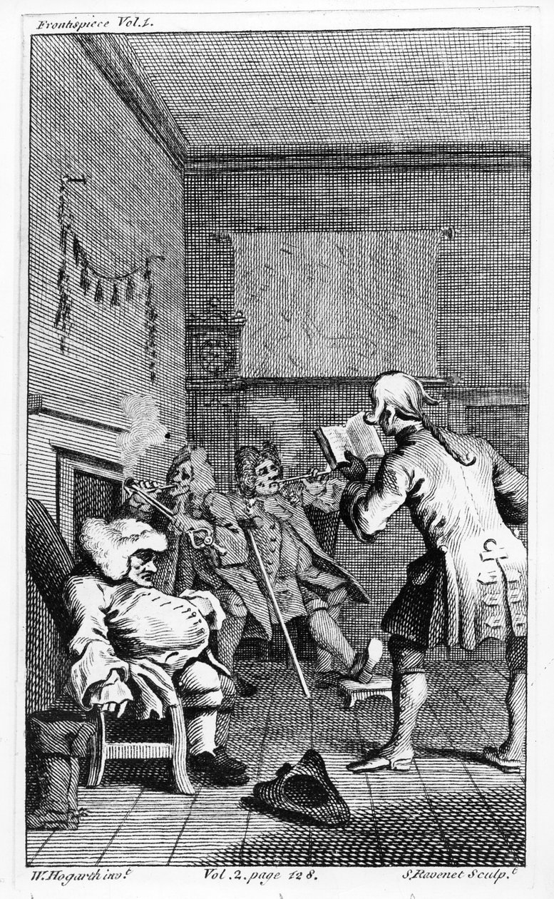 Corporal Trim Reading a Sermon, Frontispiece to 'The Life and Opinions ...