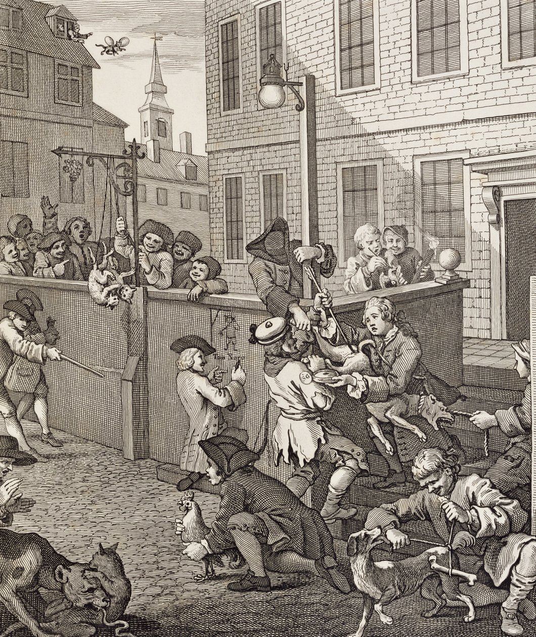 First Stage of Cruelty by William Hogarth: Fine art print