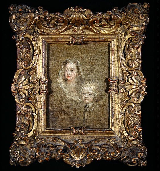 Mary Edwards Hamilton and her son, Gerard Anne
