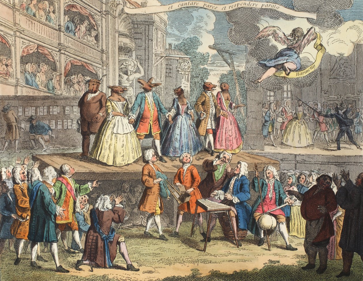 The Beggar's Opera, Illustration from 'Hogarth Restored: The Whole ...