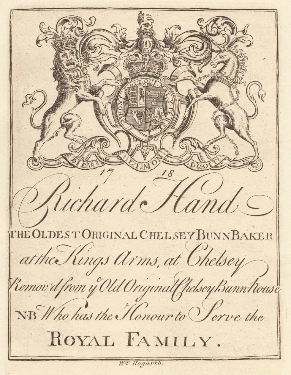 Trade Sheet for: Richard Hand, The Oldest Original Chelsey Bunn Baker ...
