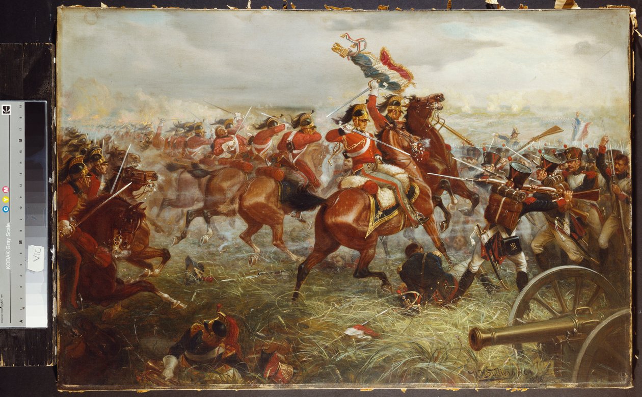 Capture of the Eagle, Waterloo by William Holmes Sullivan