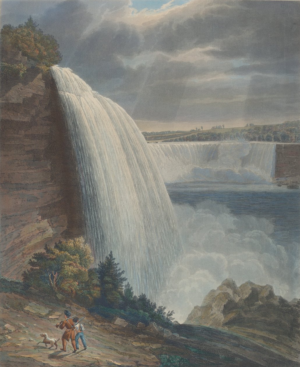 Niagara Falls from Foot of Staircase