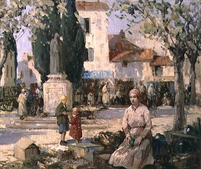 The Market Place by William Lee Hankey: Buy fine art print