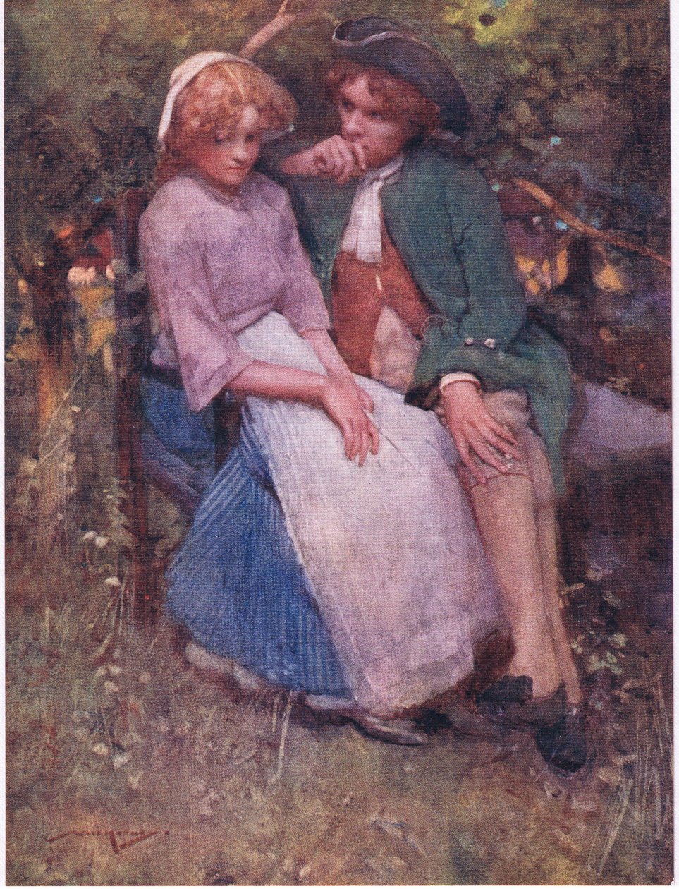 The Hawthorn Bush, with Seats Beneath the Shade, for Talking Age and ...