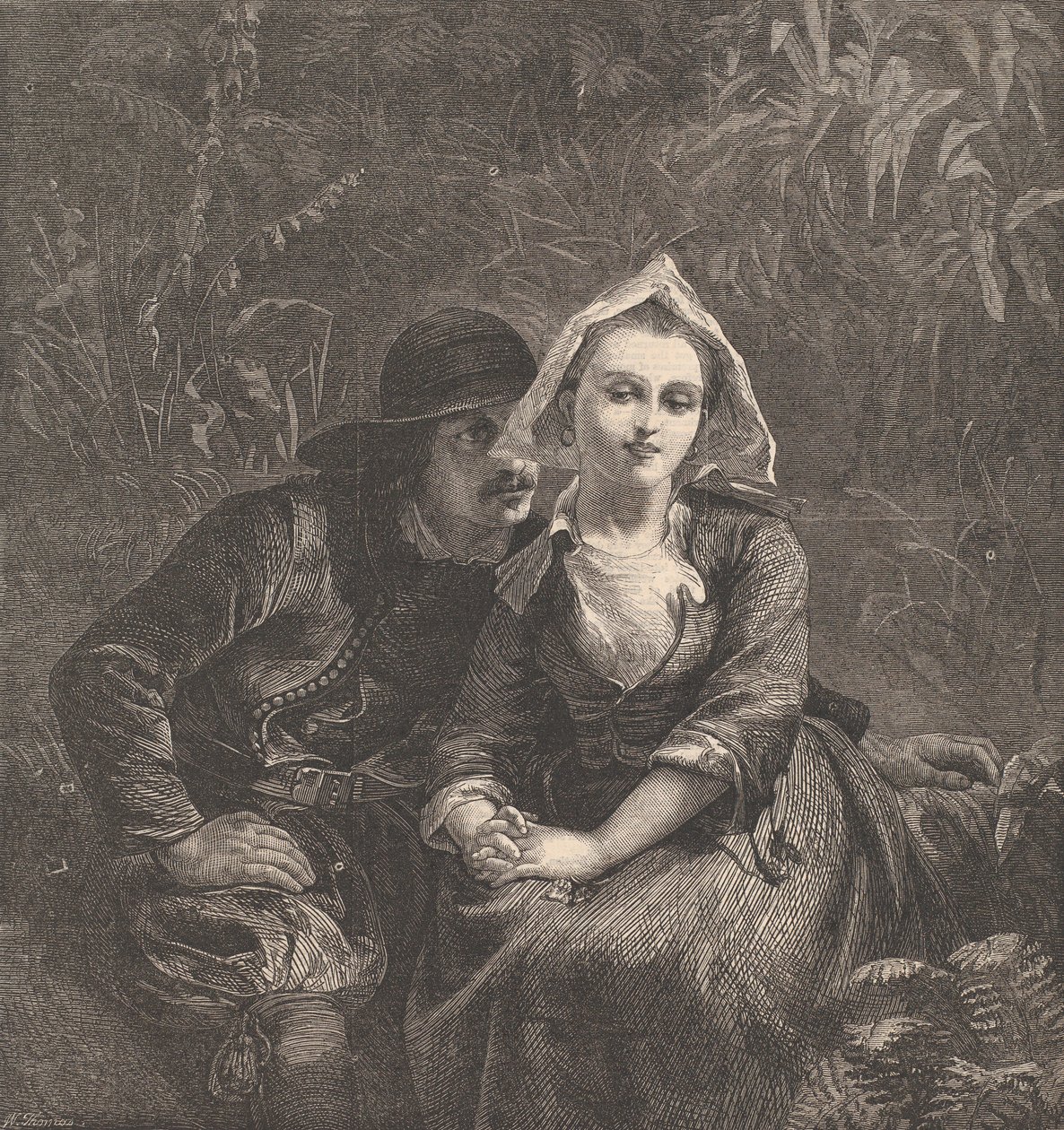 The Declaration, from Illustrated London News, August 29, 1868