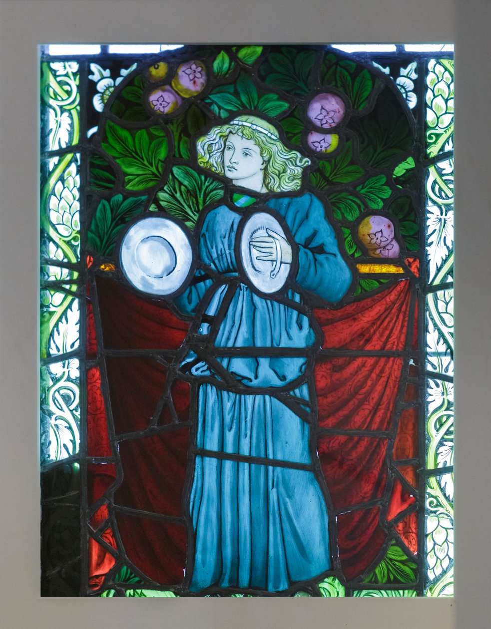 Minstrel with Cymbals, Designed by William Morris