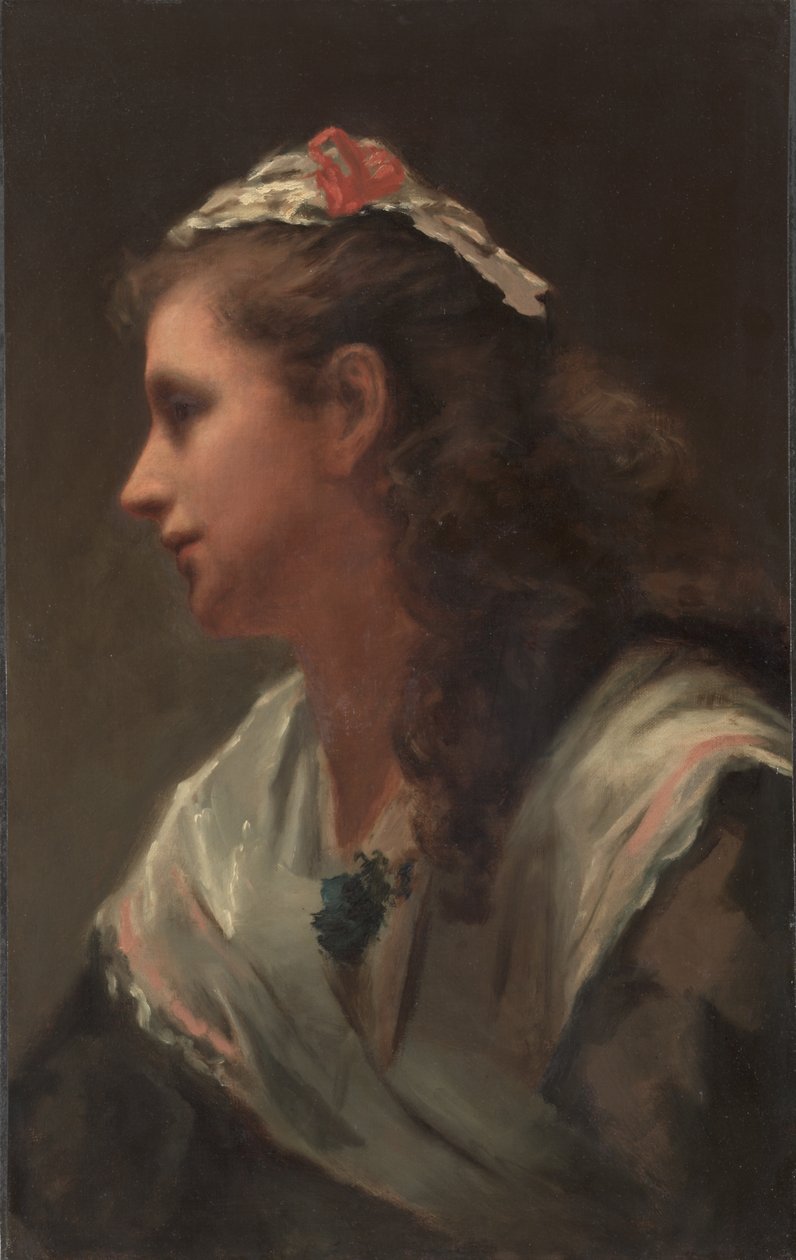 His First Model-Miss Russell, c.1873 by William Morris Hunt