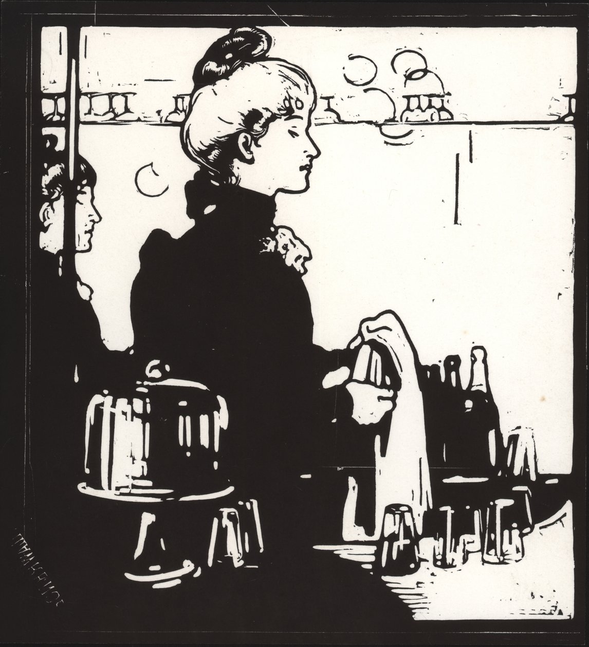 Barmaid (Any Bar) by William Nicholson: Buy fine art prints