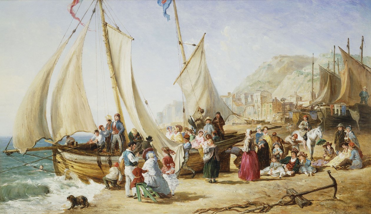 A Day Trip, Ramsgate by William Parrott: Fine art print