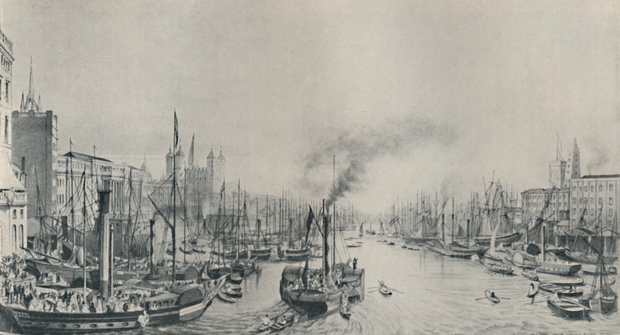 The Pool: Steamer Trips by William Parrott: Fine art print