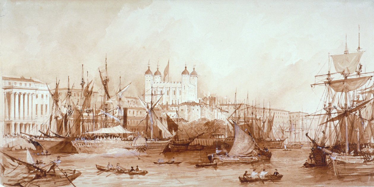 Tower of London, Stepney, London by William Parrott