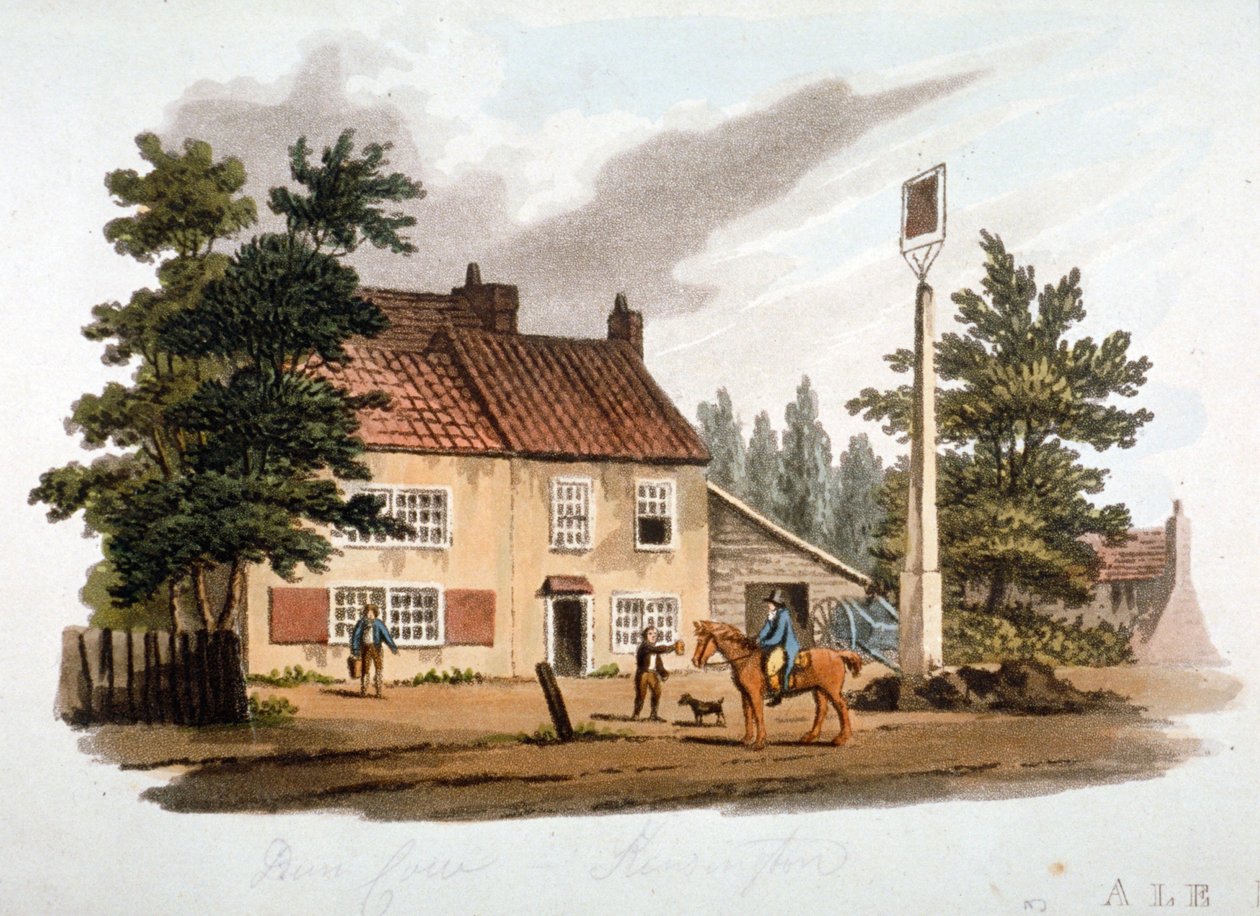 The Dun Cow Inn, Kensington, London by William Pickett