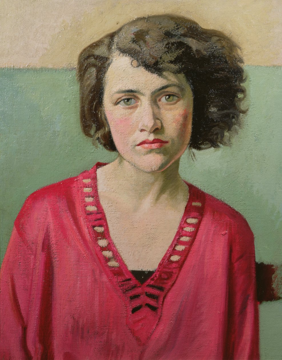 Portrait of a Girl in Pink by William Rothenstein