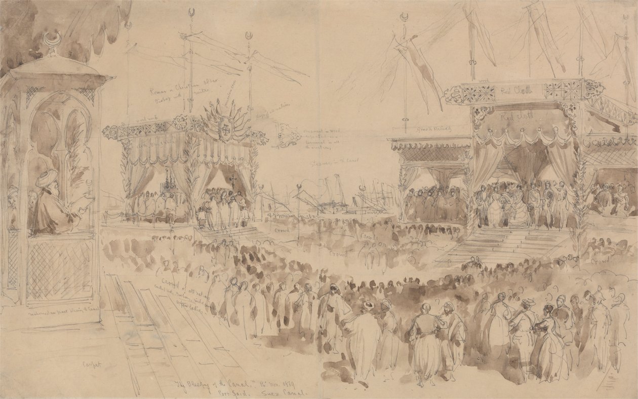 The Blessing of the Suez Canal, November 16, 1869