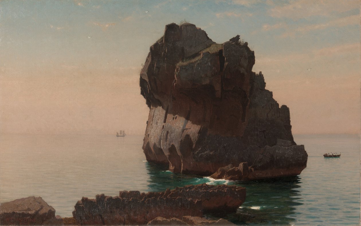 Capri, 1869 by William Stanley Haseltine: Fine art print