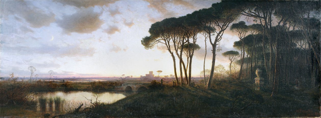 Castle of Ostia Seen from the Pine Forest of Castel Fusano, 1881