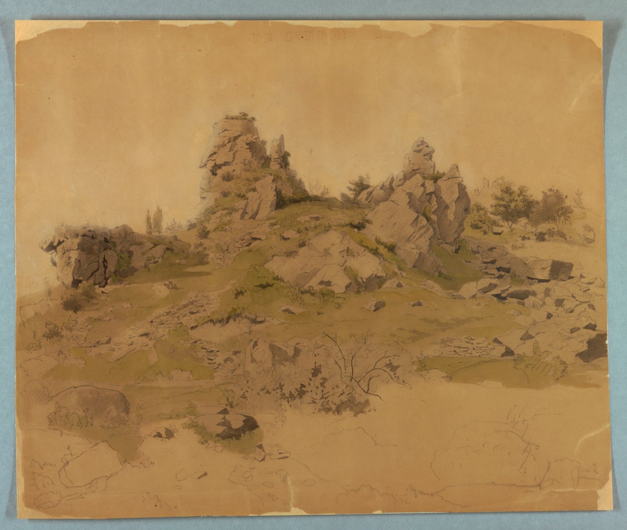 Study of landscape by William Stanley Haseltine