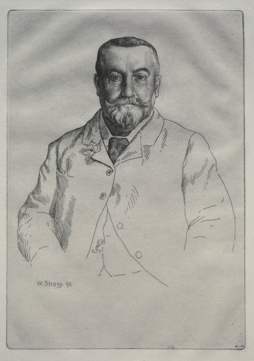 Portrait of H. Cock by William Strang: Buy fine art print