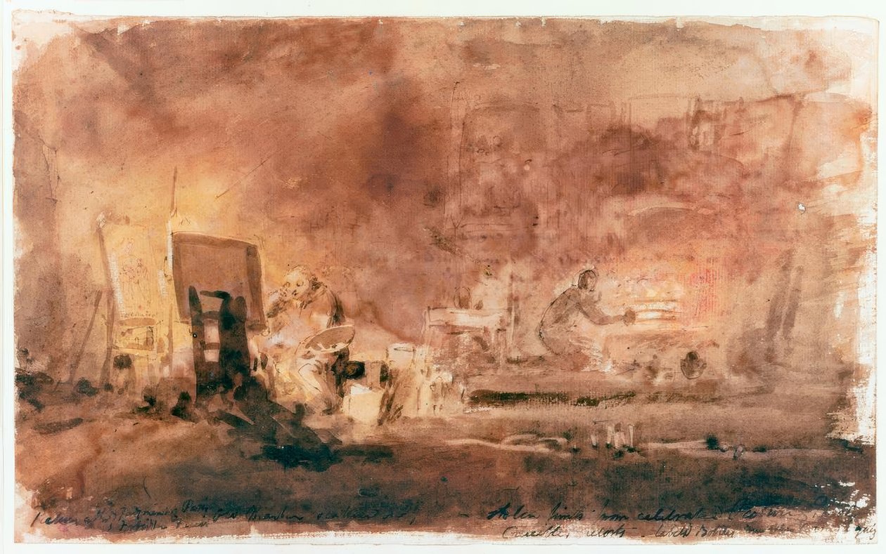 The Artist's Studio by Joseph Mallord William Turner
