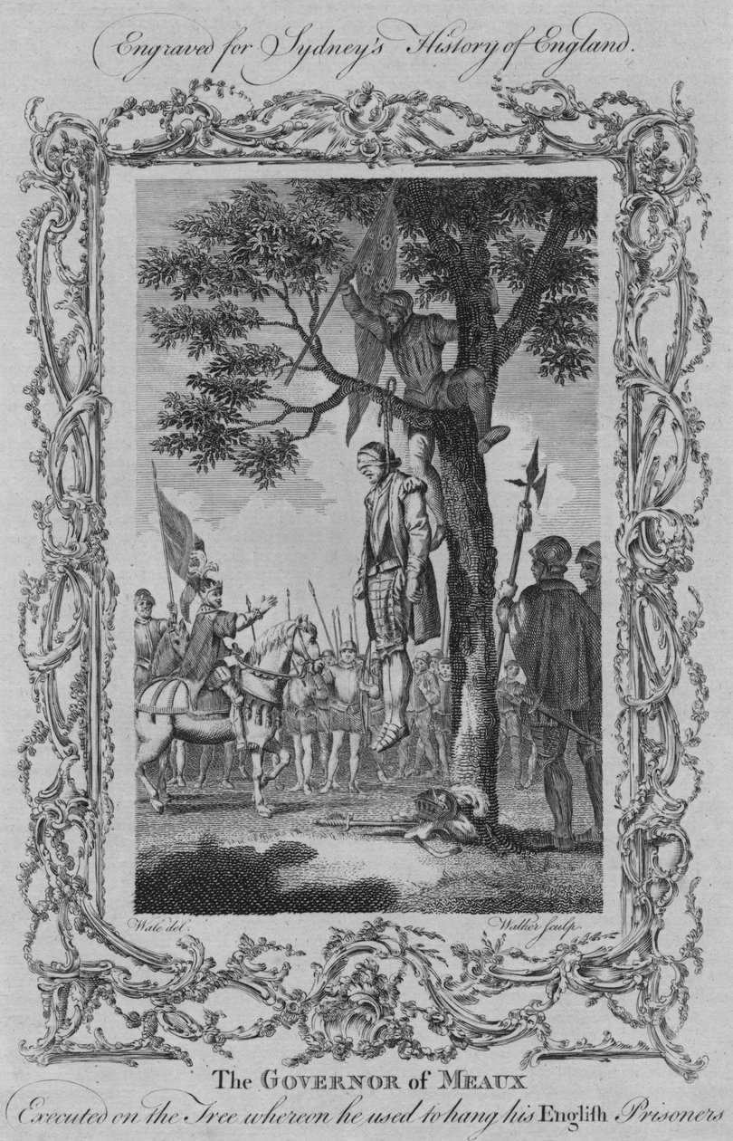 The Governor of Meaux Executed on the Tree Whereon He Used to Hang His ...