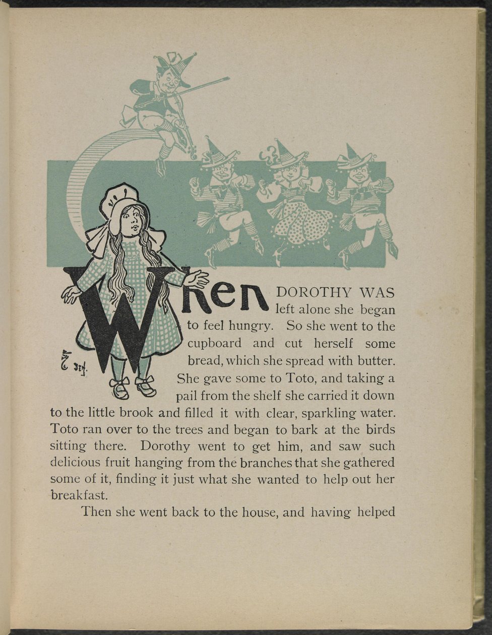 Illustration from "The Wonderful Wizard of Oz" by Lyman Frank Baum