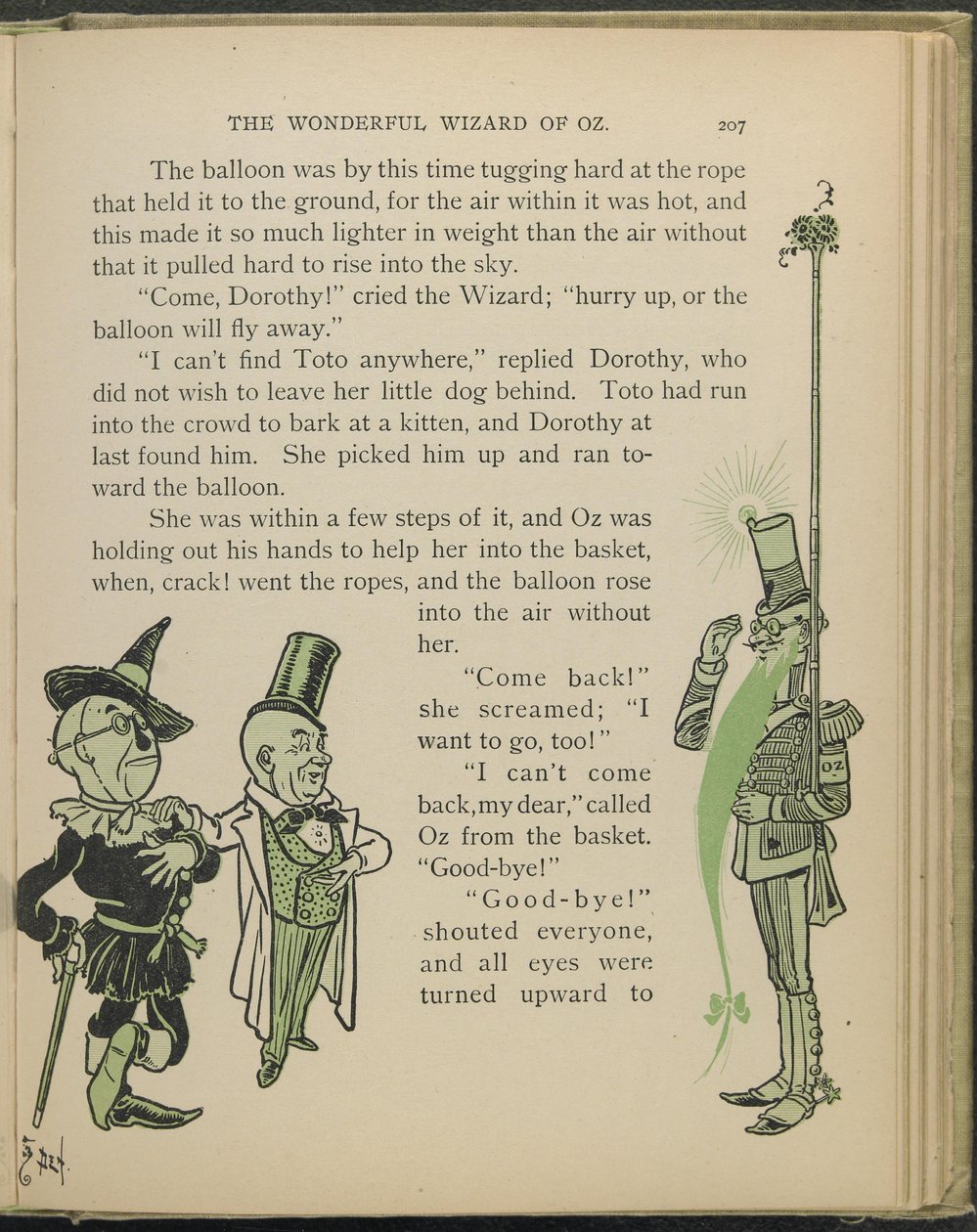 Illustration from "The Wonderful Wizard of Oz" by Lyman Frank Baum