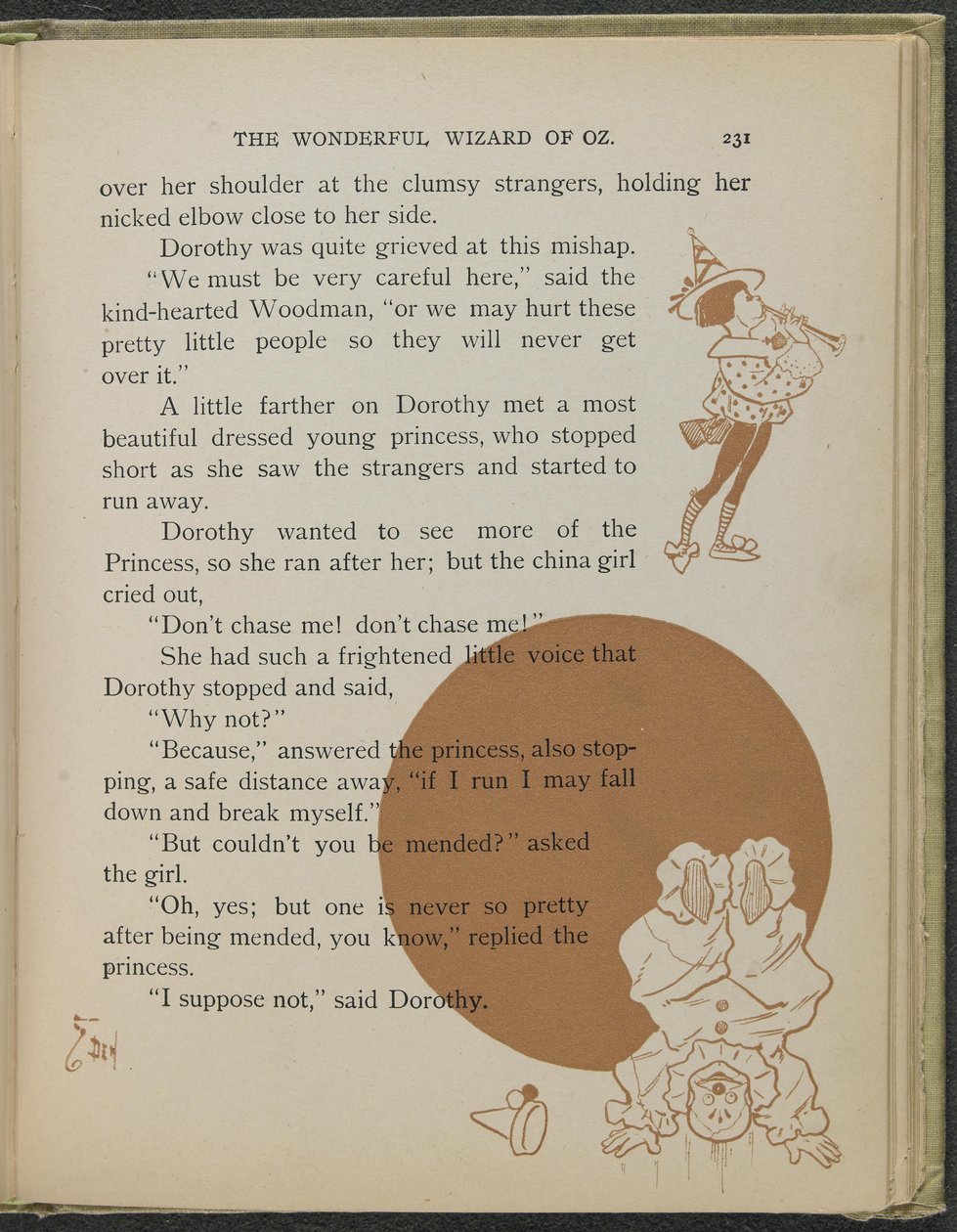Illustration from "The Wonderful Wizard of Oz" by Lyman Frank Baum