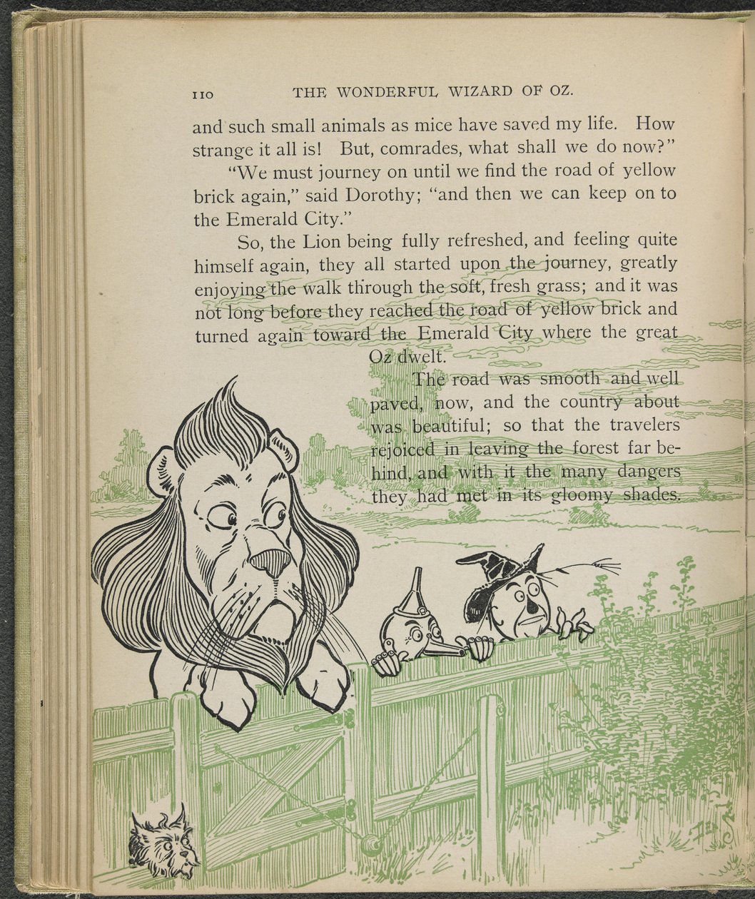 Illustration from "The Wonderful Wizard of Oz" by Lyman Frank Baum