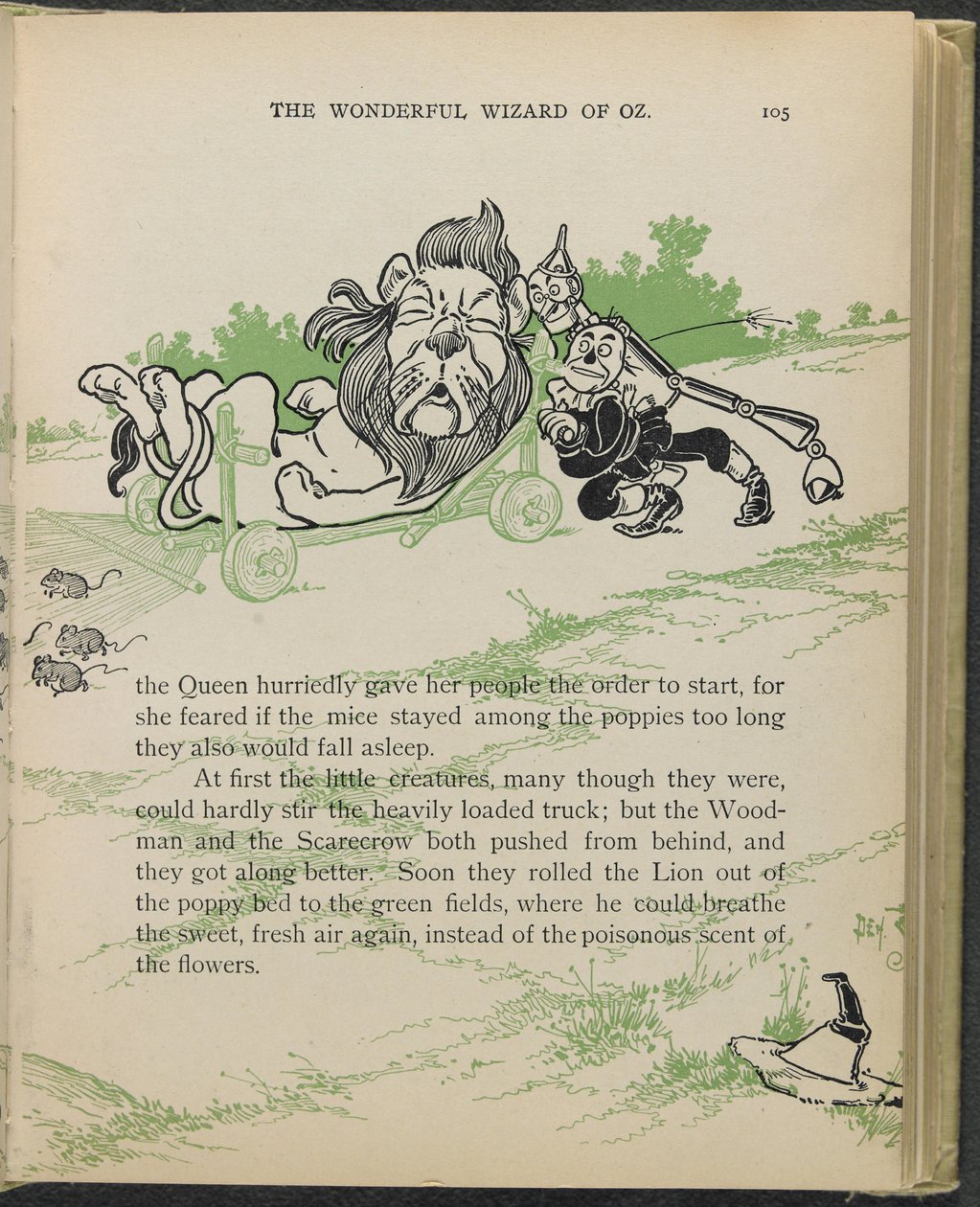 Illustration from "The Wonderful Wizard of Oz" by Lyman Frank Baum