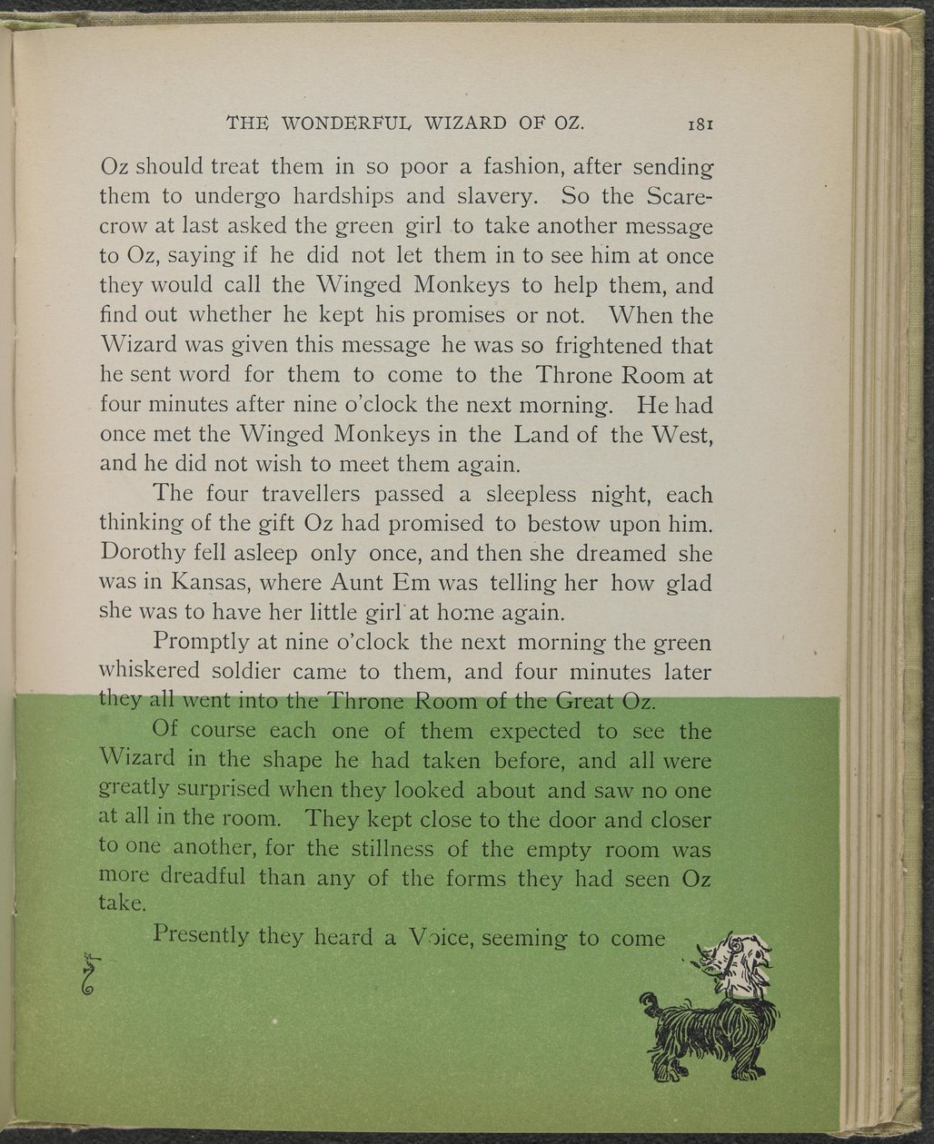 Illustration from "The Wonderful Wizard of Oz"