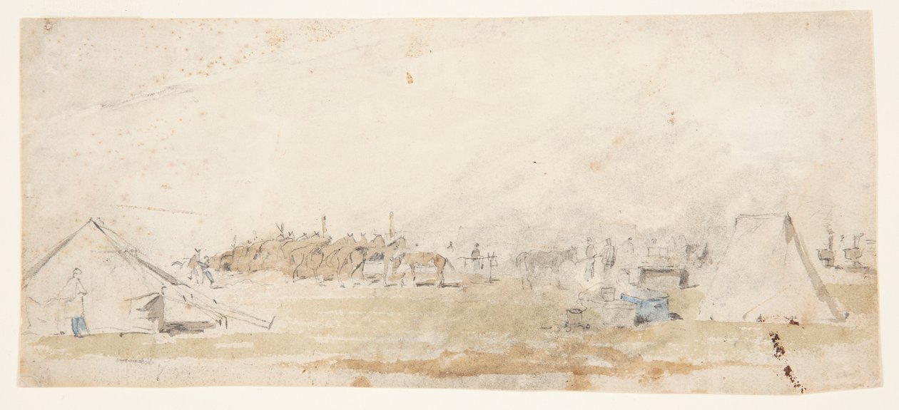 Army Encampment by Winslow Homer: Buy fine art print