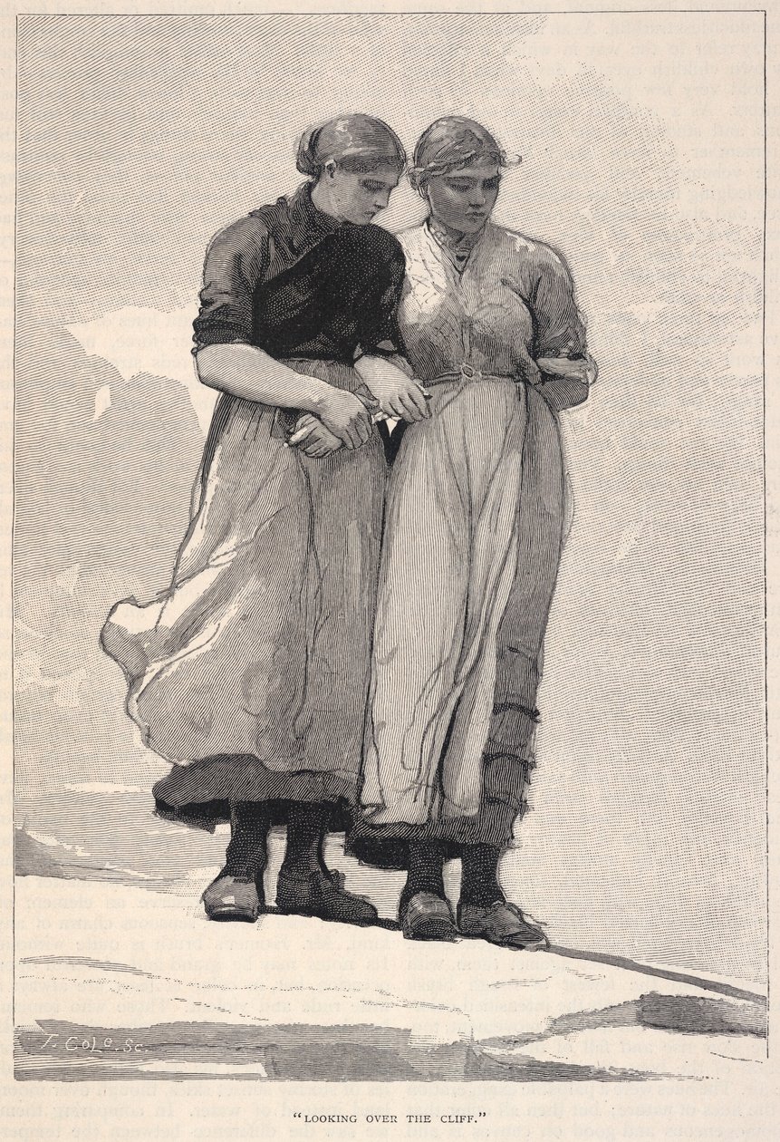 Looking Over The Cliff, from The Century Magazine, November 1883