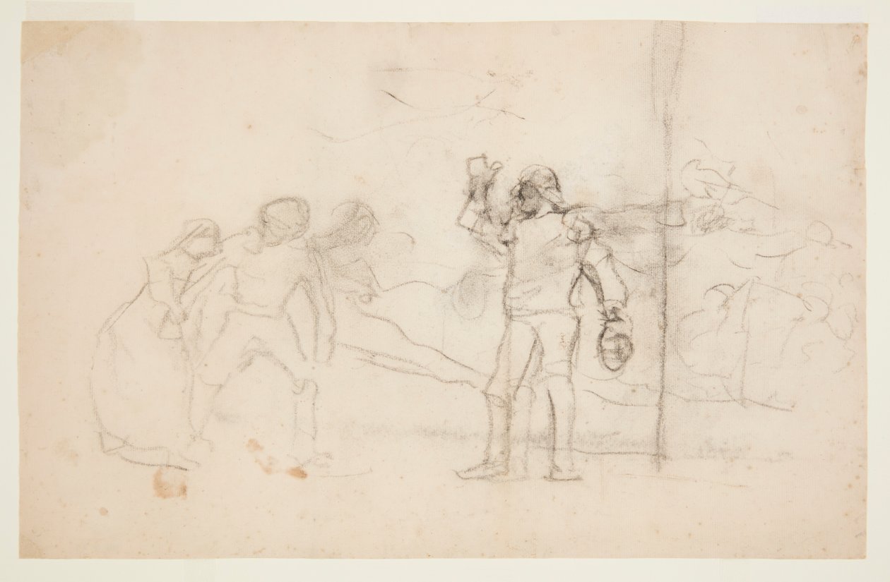 Sketch for 'The Wreck' by Winslow Homer: Fine art print