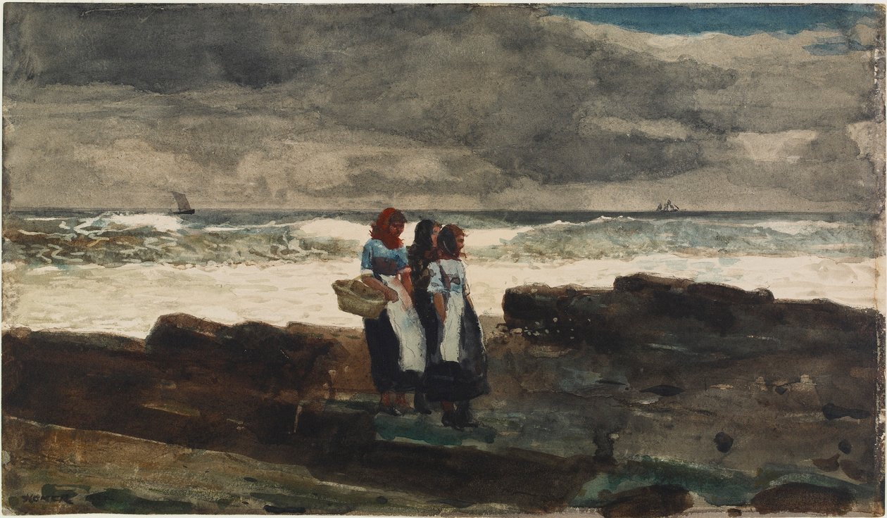 Sun and Clouds by Winslow Homer: Premium art reproduction