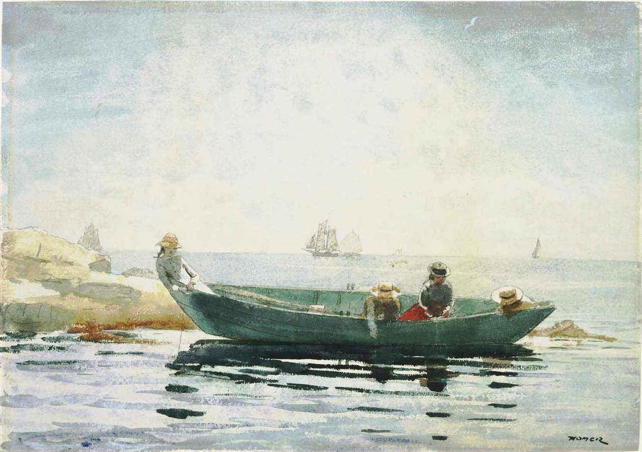 The Green Dory by Winslow Homer: Buy fine art print