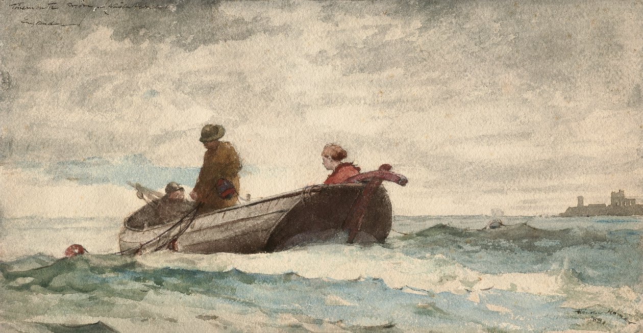Tynemouth Priory, England by Winslow Homer: Fine art print