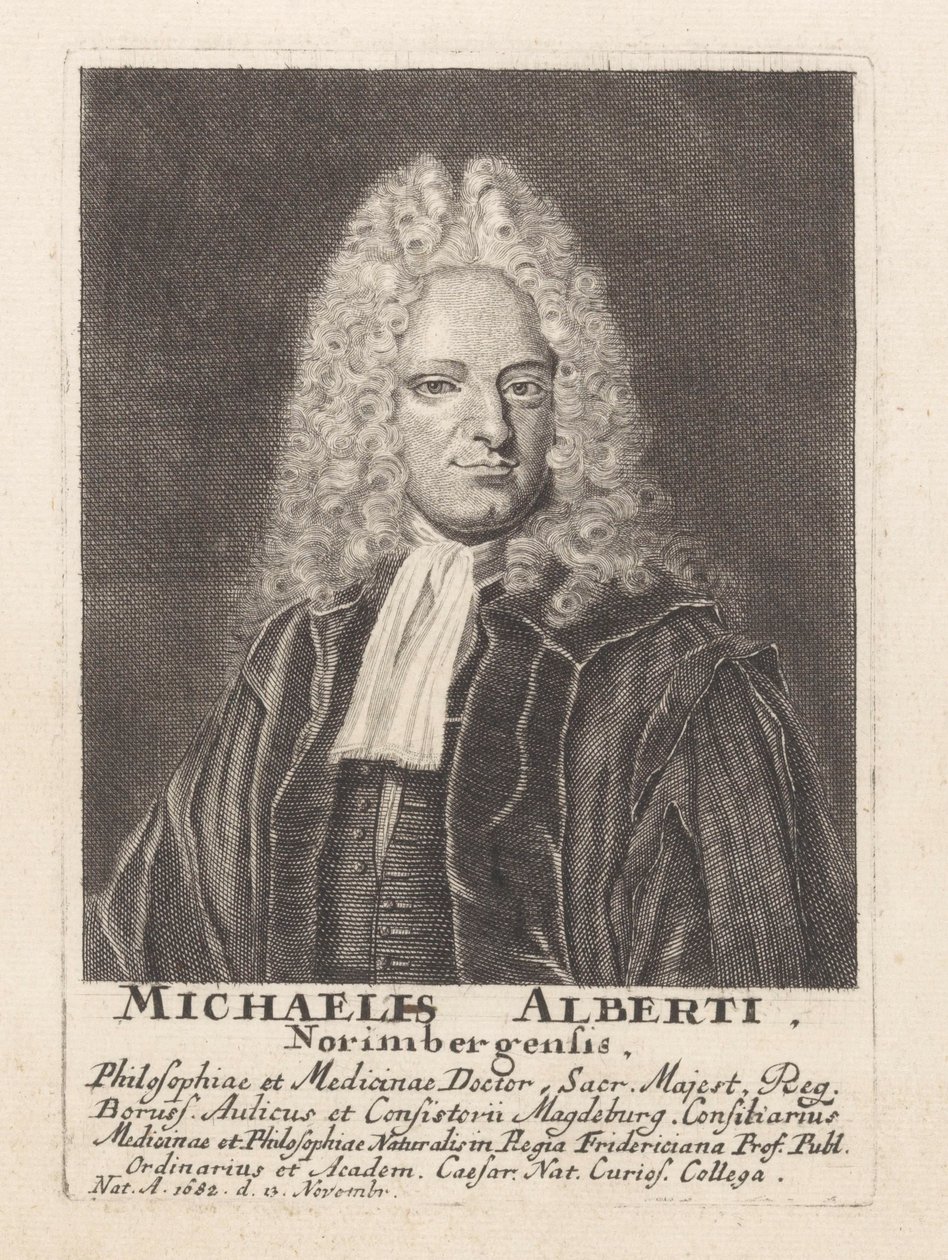 Portrait of Michael Alberti by Wolfgang Philipp Kilian