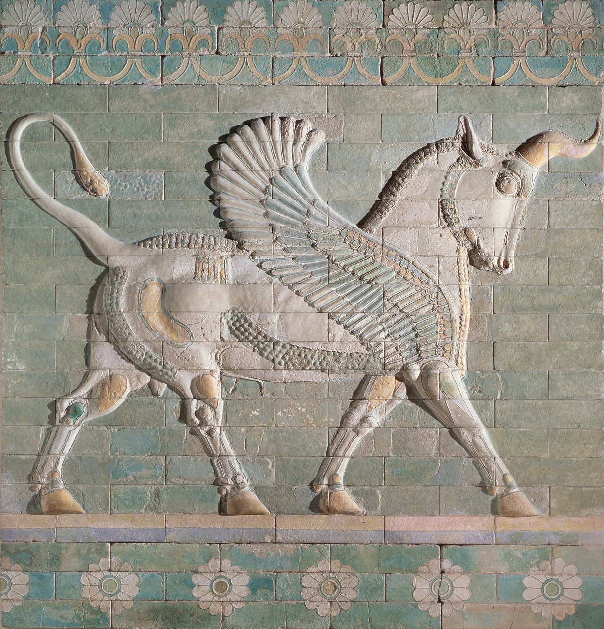 Winged bull, Persian, from Susa, Achaemenid Dynasty, c.500 BC